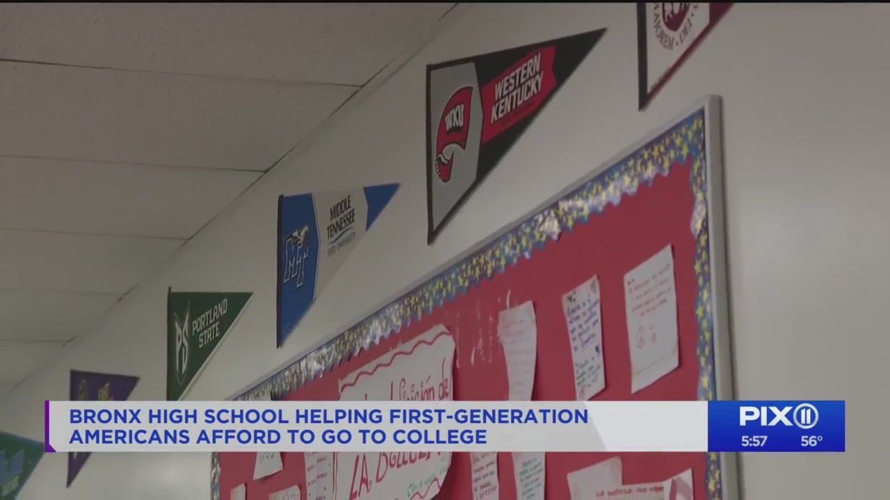 Bronx high school helps first-generation students afford college – PIX11