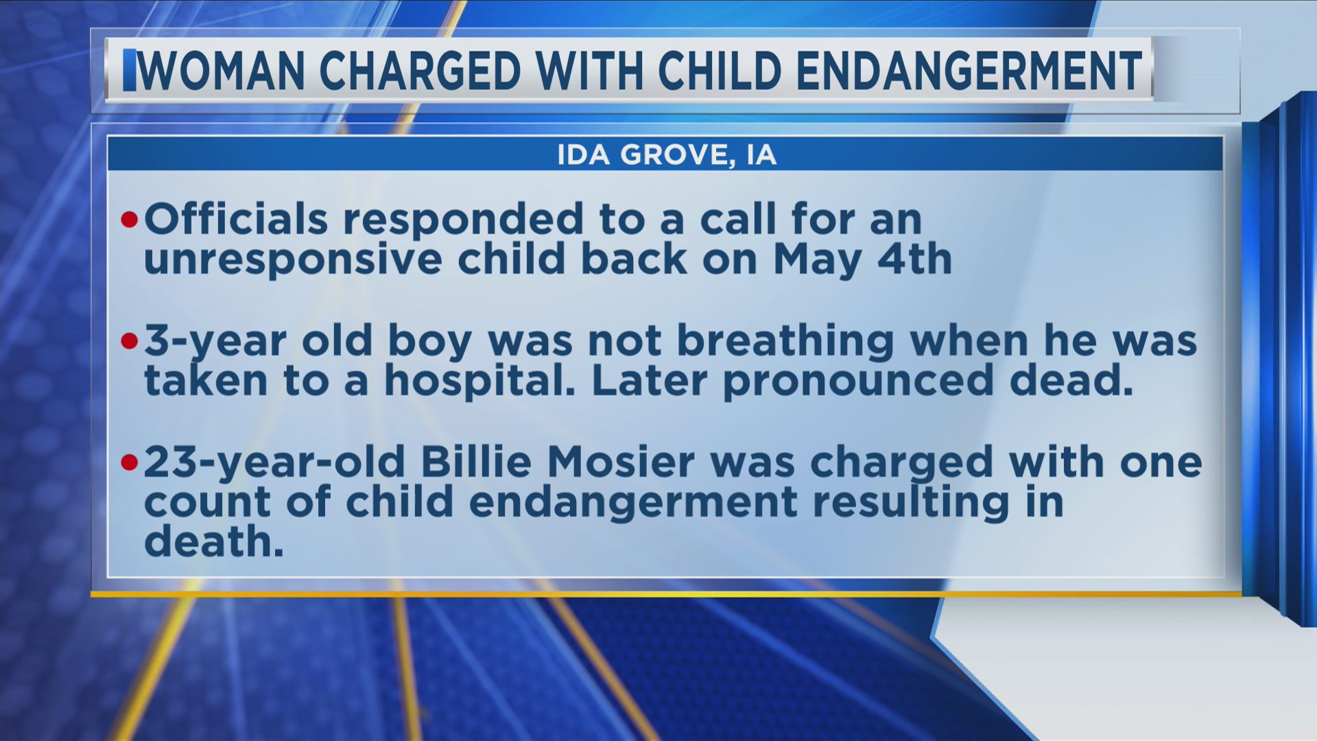 Woman Charged with Child Endangerment – who13.com