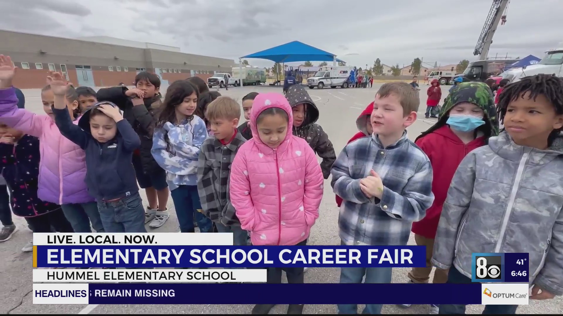 Good Day Anchor Heather Mills visits Hummel Elementary School Career ...