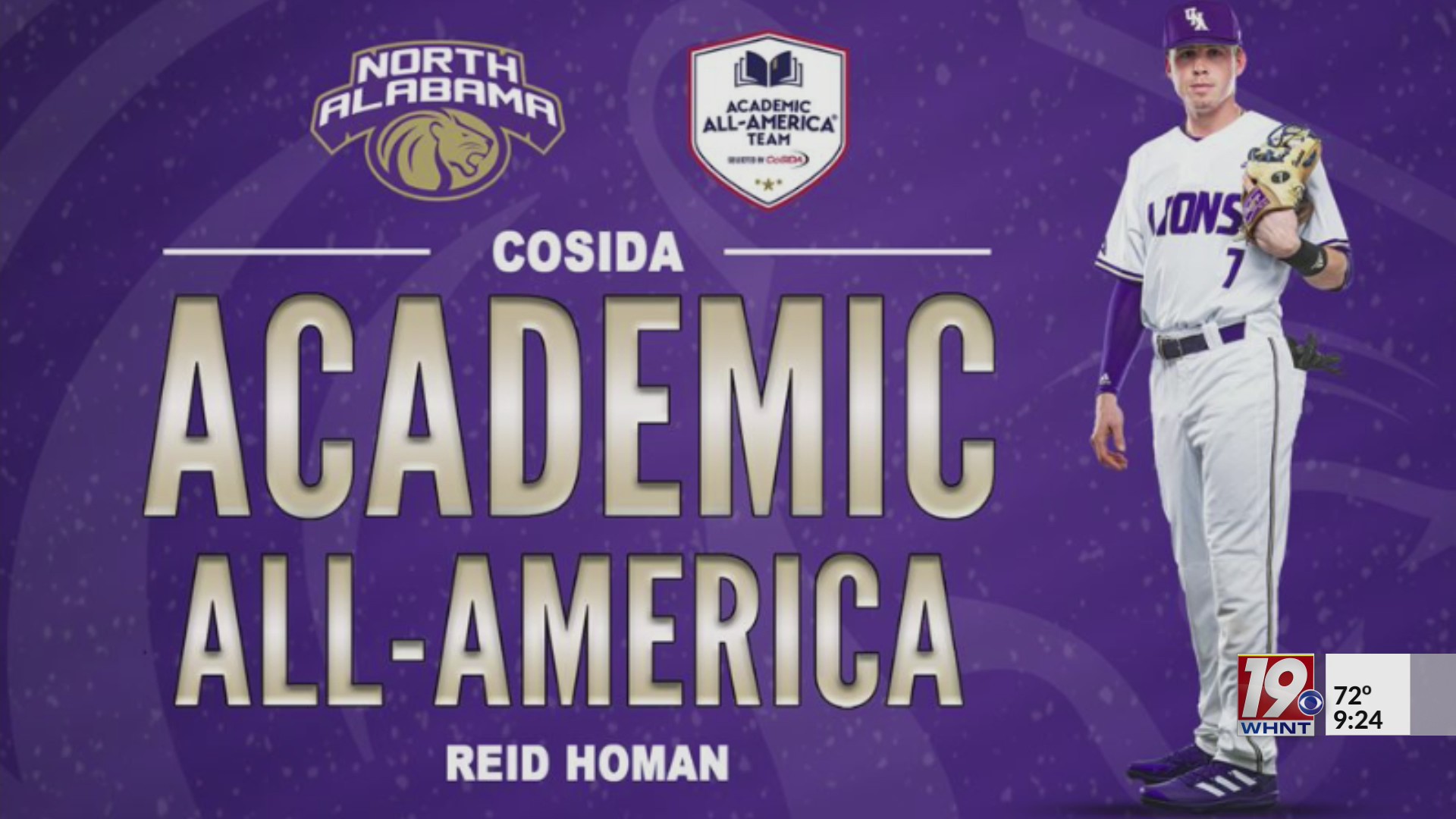 Homan Named to Academic All-America Baseball Team – WHNT.com
