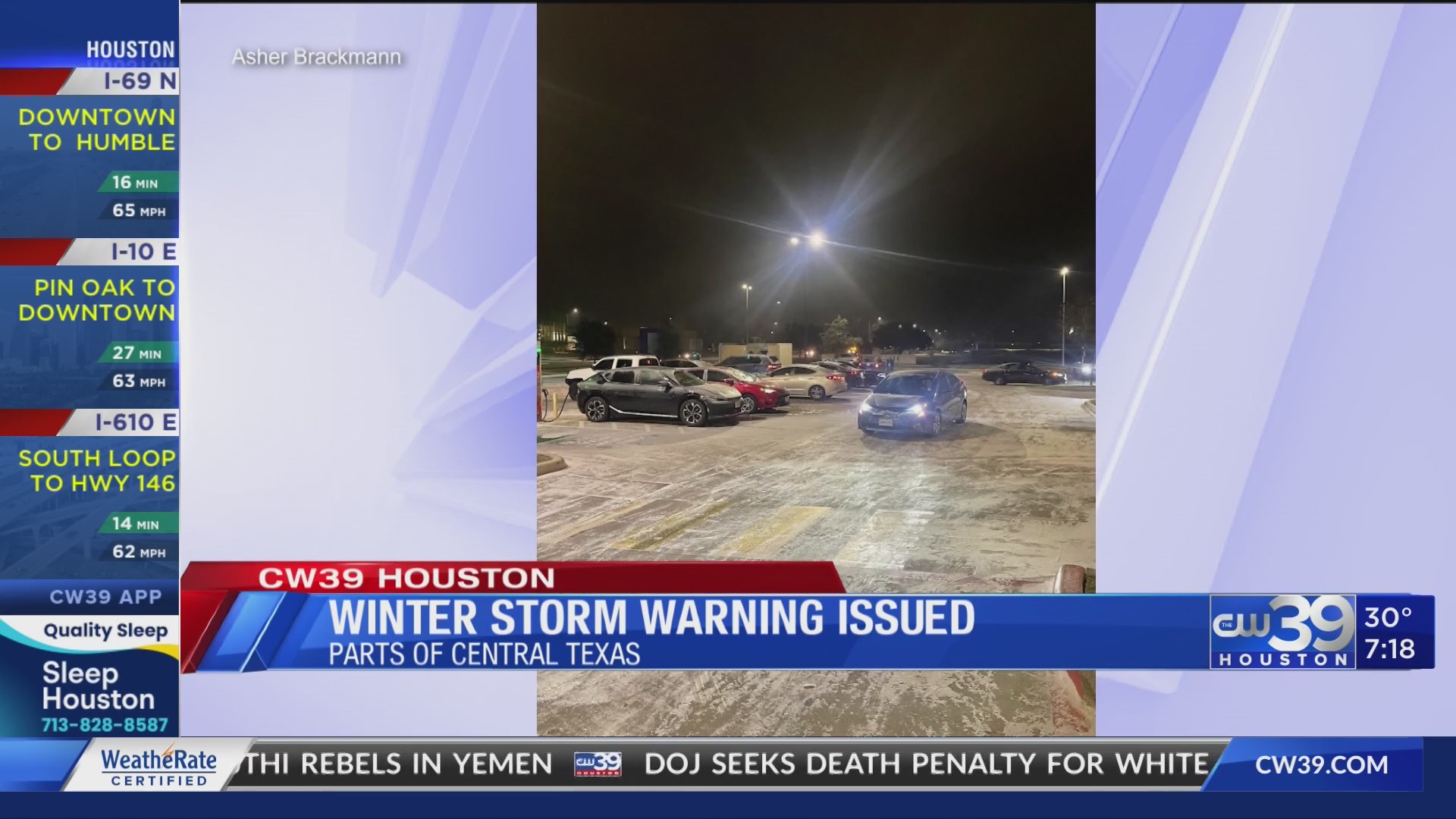 Winter storm warning issued for central Texas | CW39 Houston – CW39 Houston