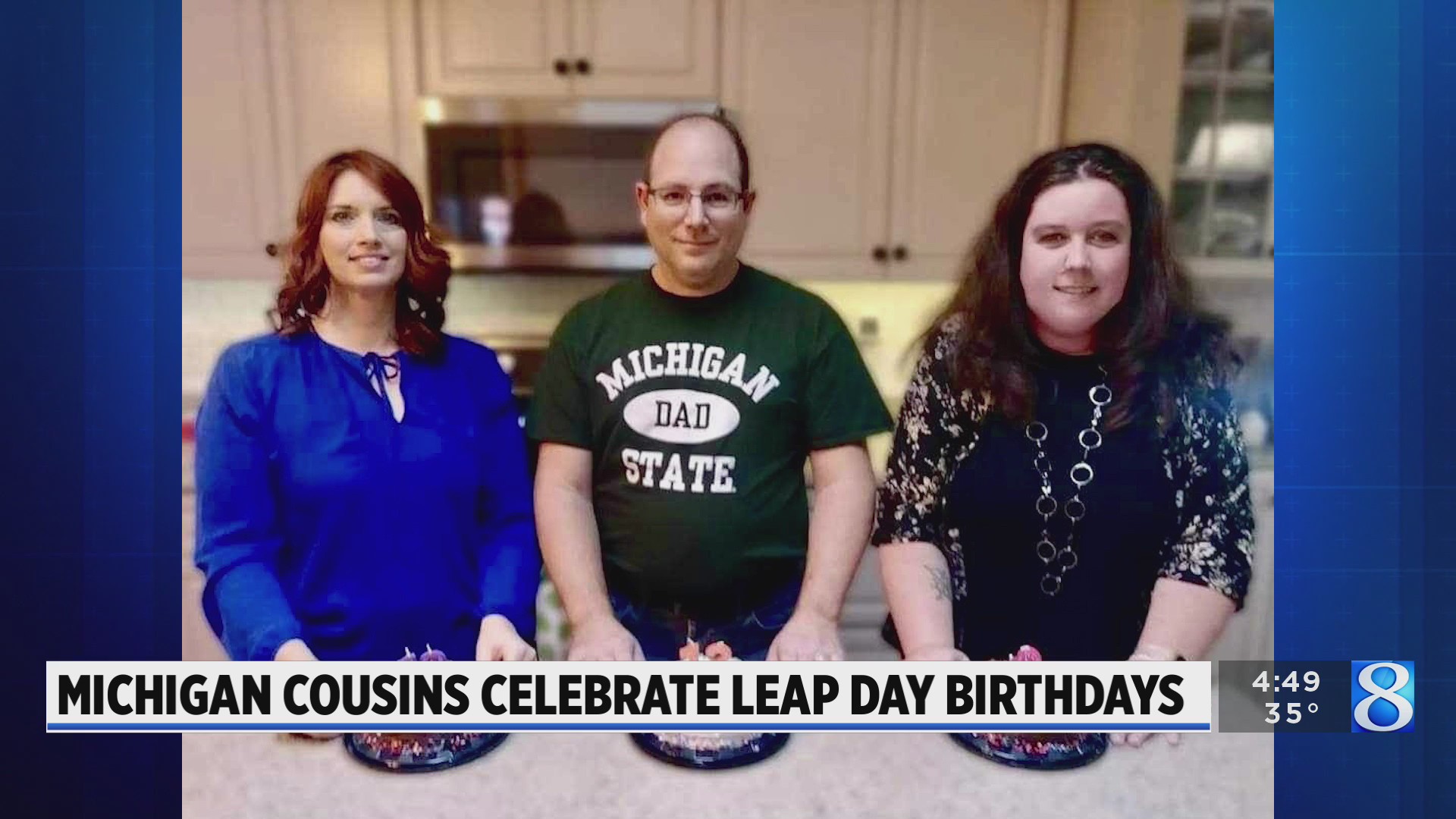 MI cousins all born on Leap Day celebrate birthdays – WOODTV.com