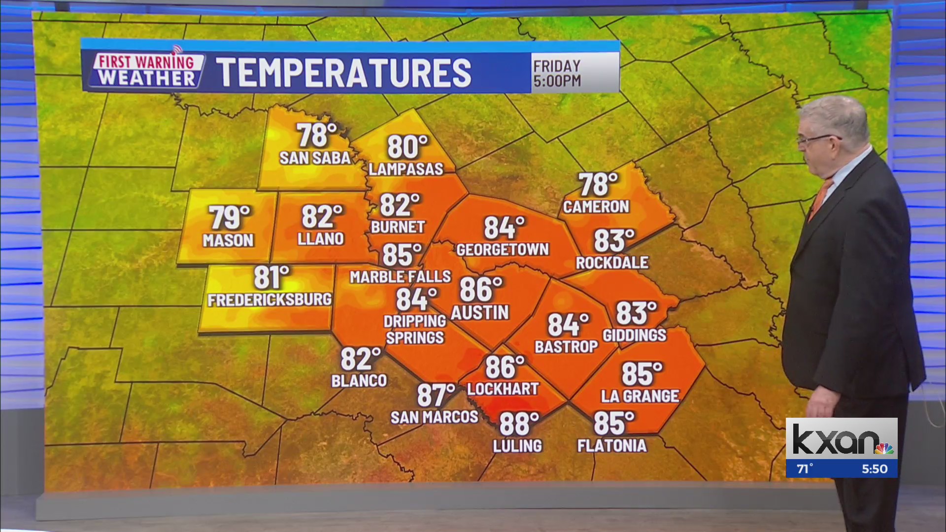 Friday morning First Warning Weather – KXAN Austin