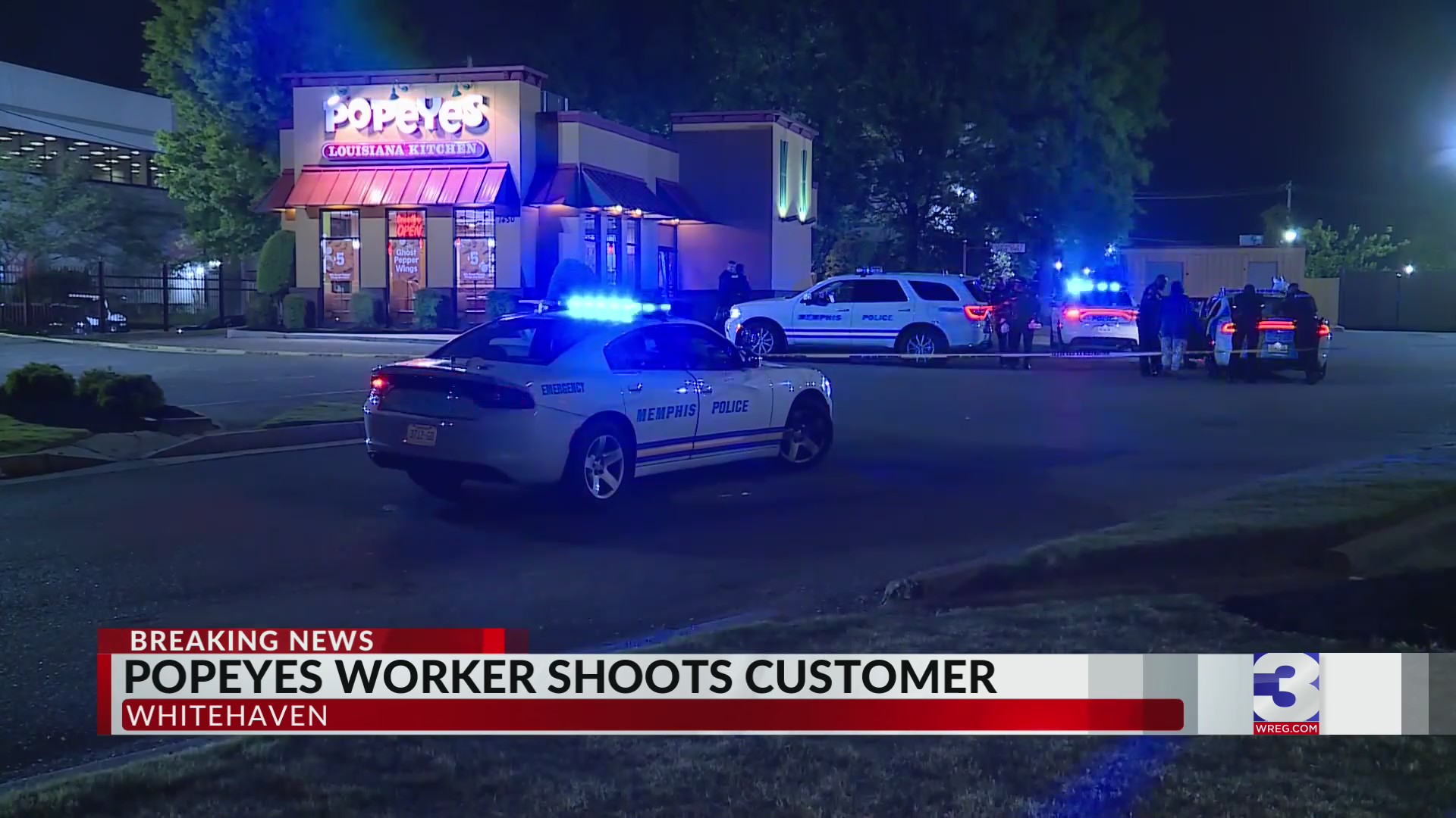 Shooting at Popeye’s on Brooks Road – WREG.com