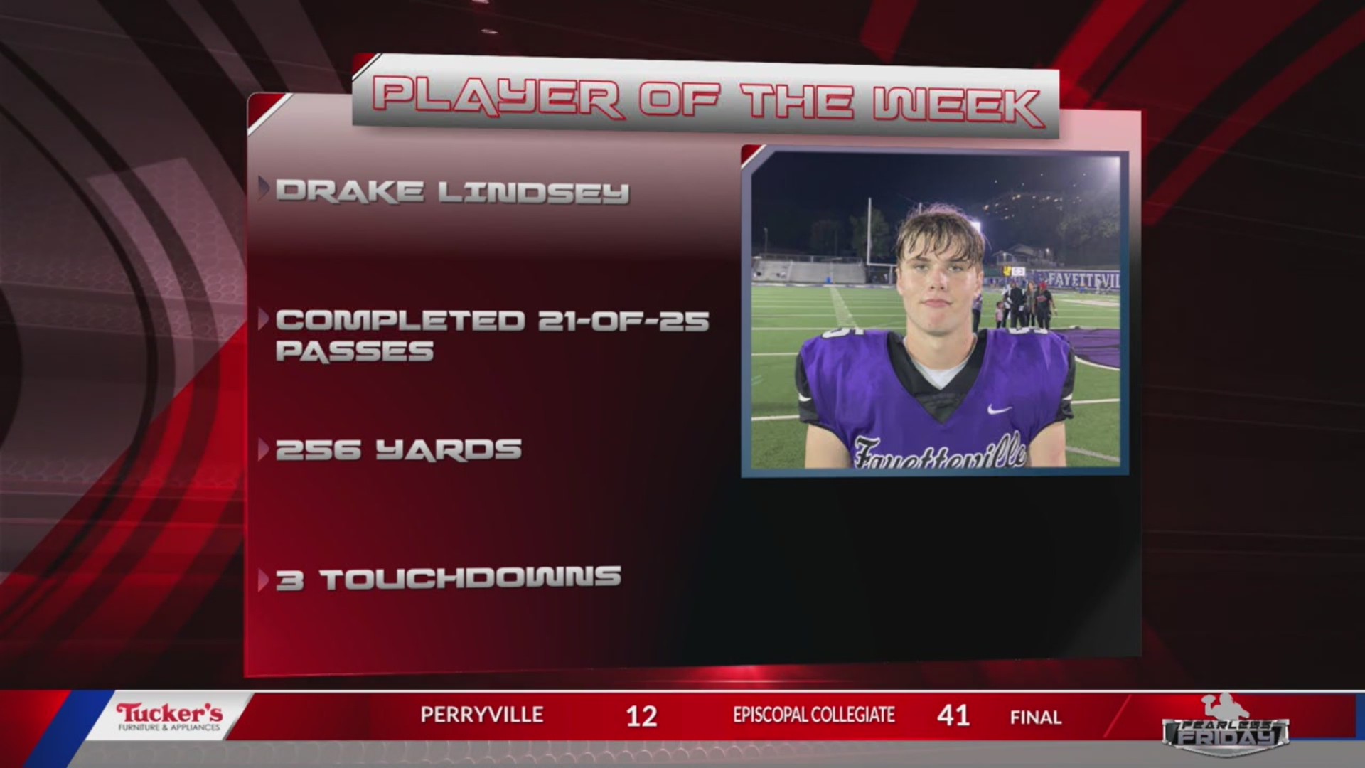 Fearless Friday Player of the Week — Fayetteville’s Drake Lindsey ...