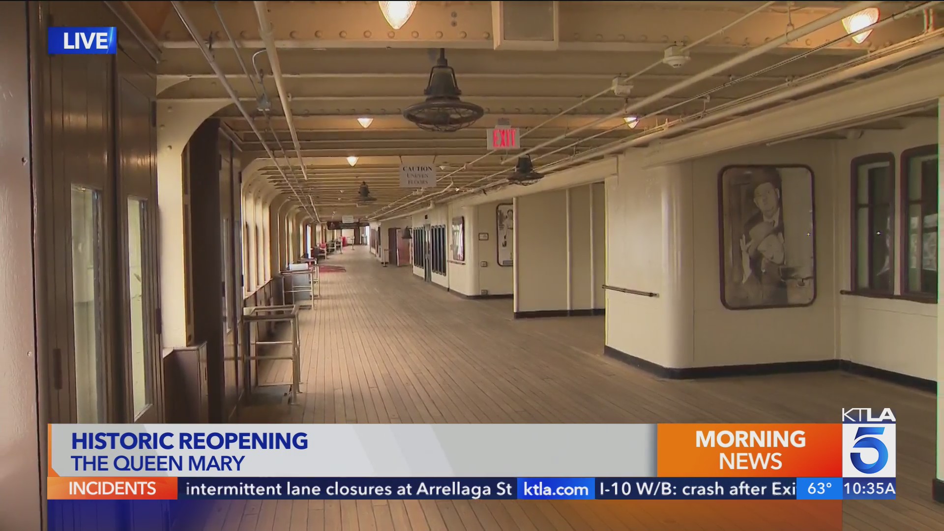 The historic Queen Mary reopens – KTLA