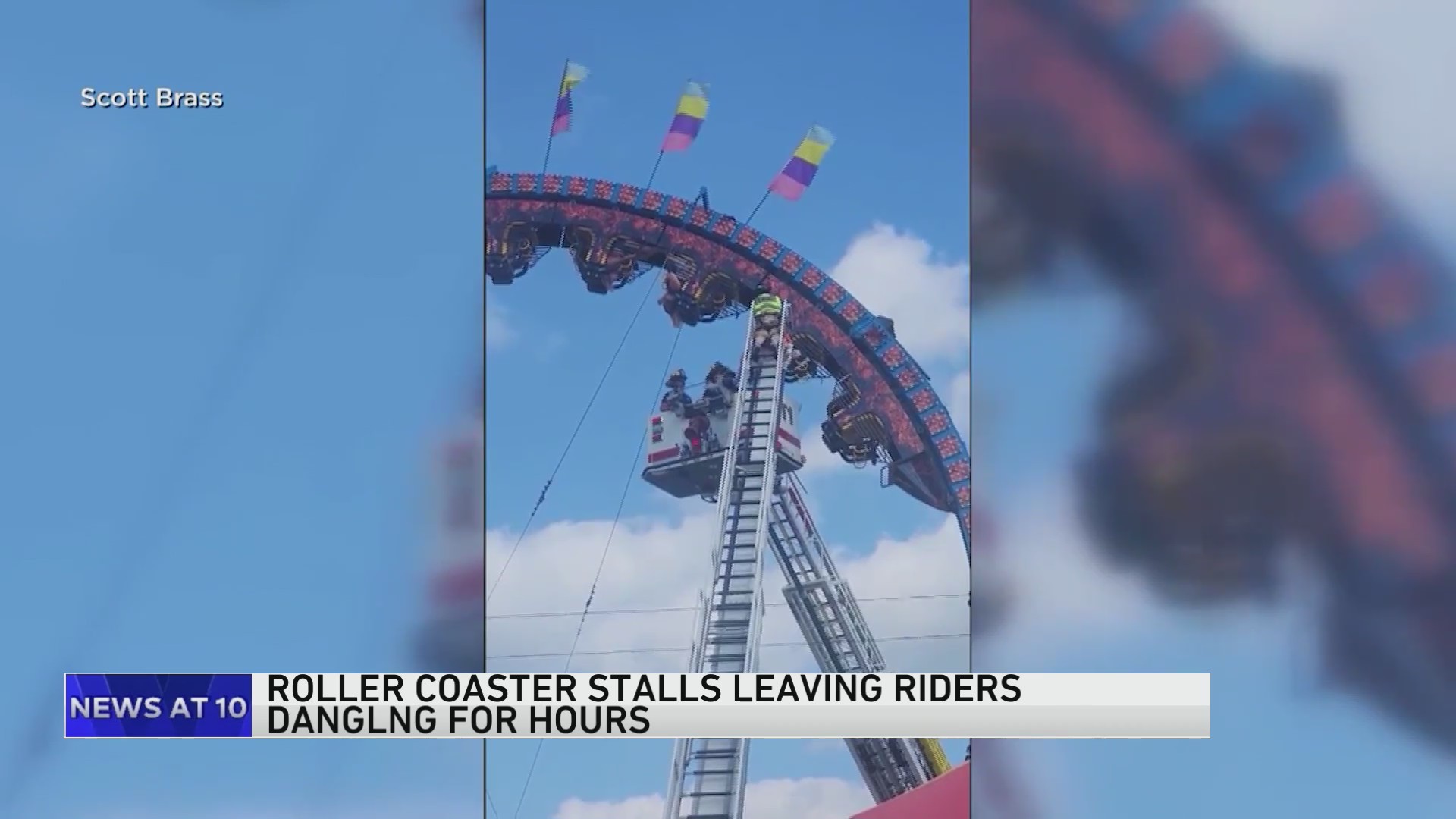 Roller coaster malfunctions at Wisconsin fair, strands riders upside ...