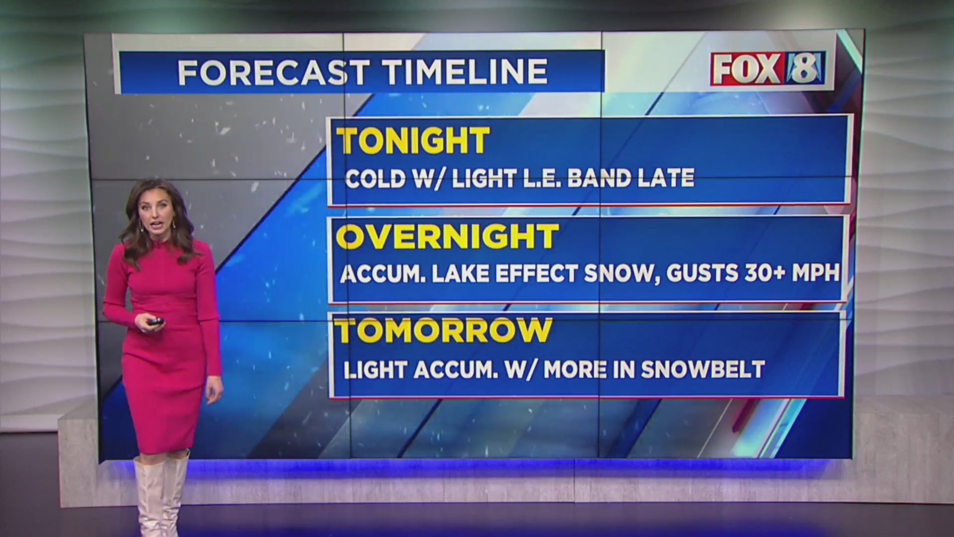 3 rounds of snow coming; Here’s a timeline – Fox 8 Cleveland WJW