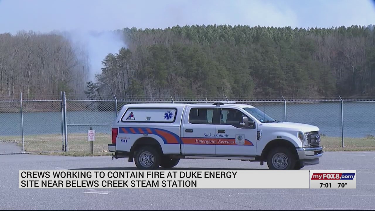 Fire reported at Duke Energy site near Belews Creek Steam Station ...
