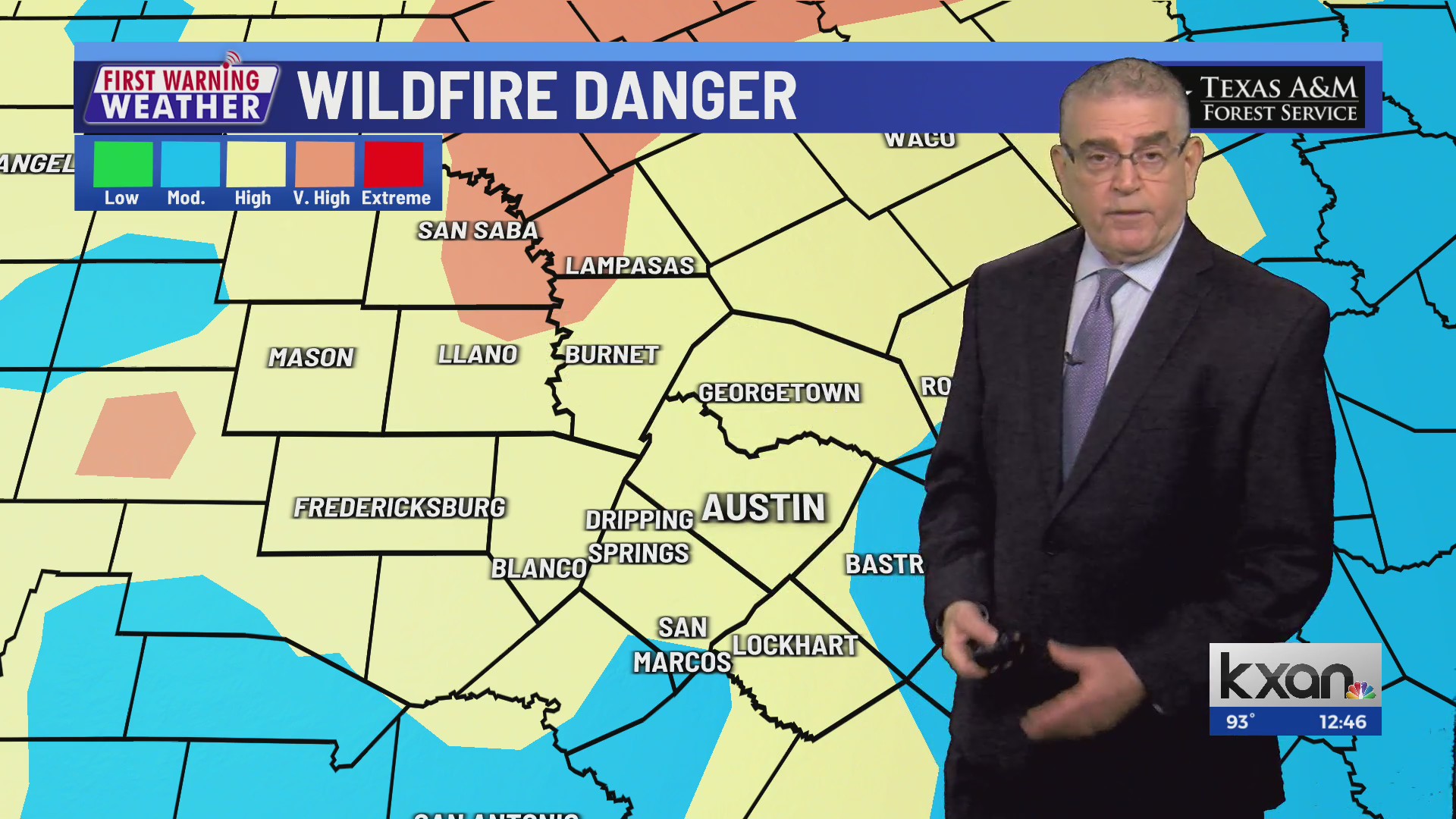 KXAN First Warning Weather with more heat and very little rain. – KXAN ...