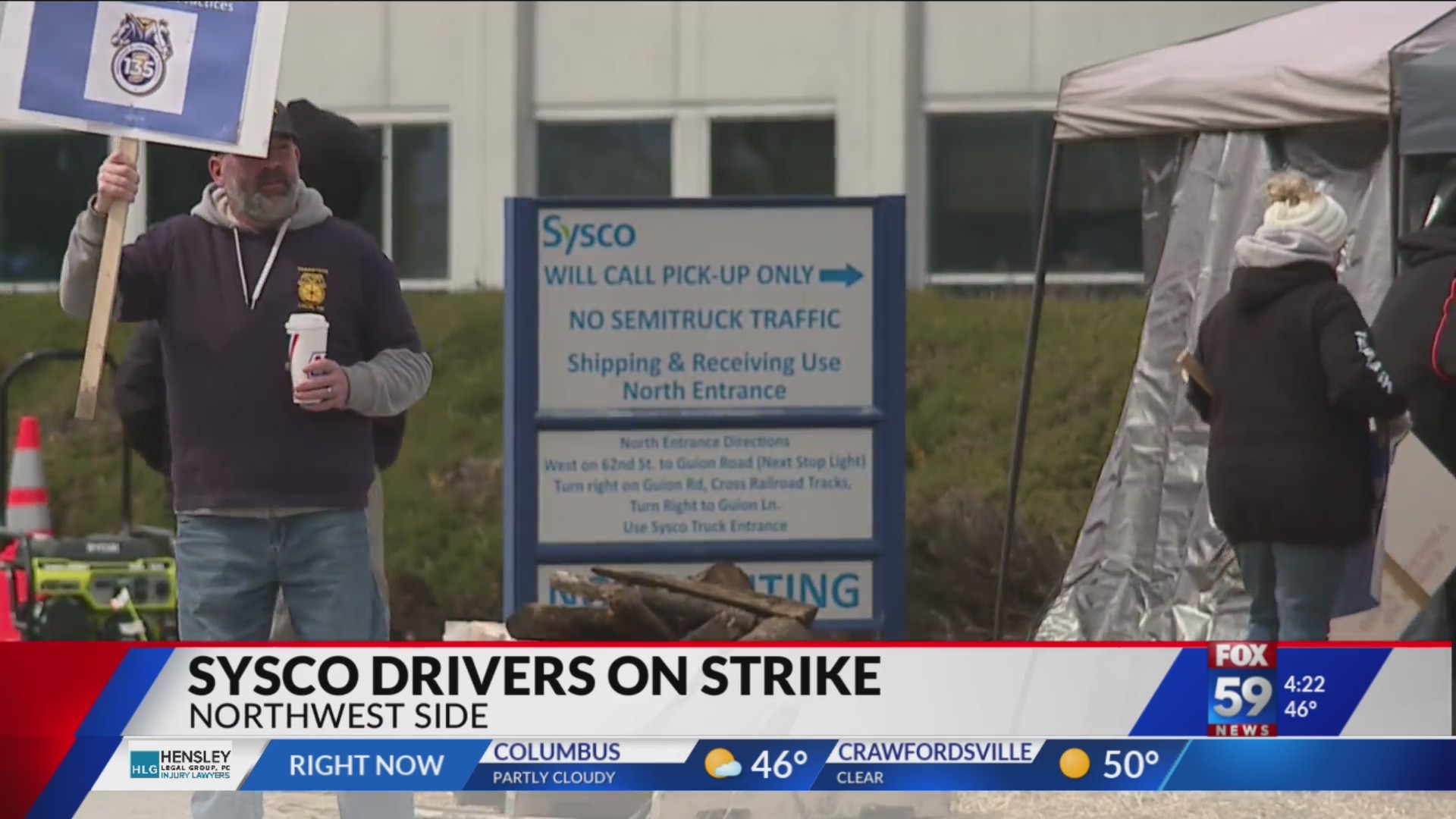 Local Teamsters union strikes against Sysco – Fox 59