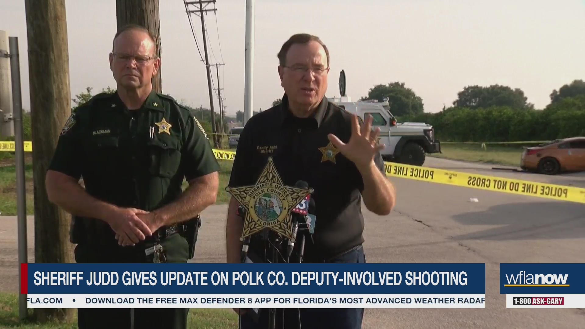 Sheriff Grady Judd gives update on Polk County deputy-involved shooting – WFLA