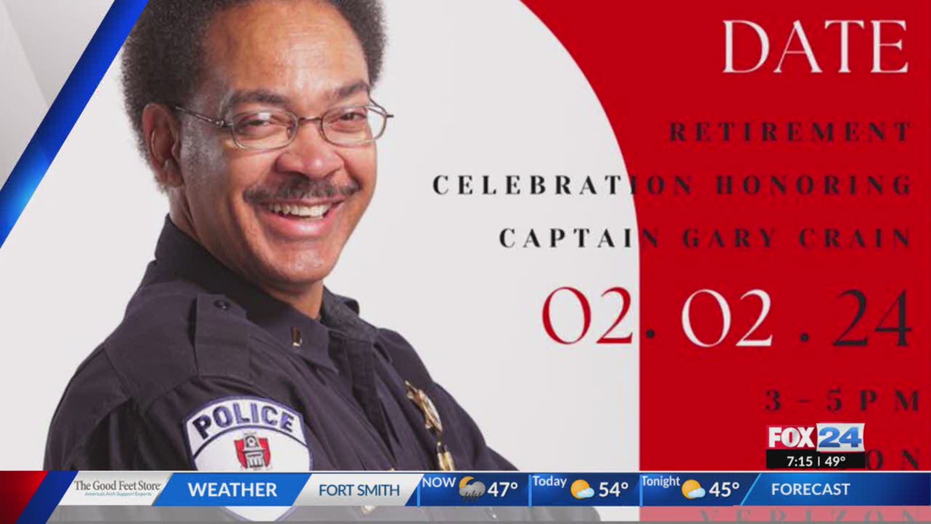 KNWA Today: Capt. Gary Crain to retire from UAPD after 45 years of ...