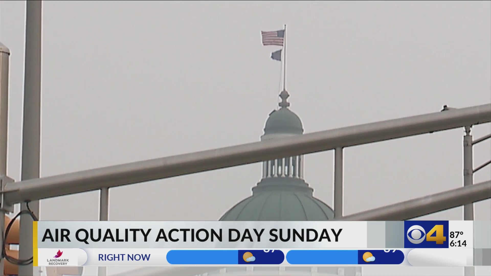 Canadian wildfire smoke returns to Indiana on Sunday; air quality alert issued – WTTV CBS4Indy
