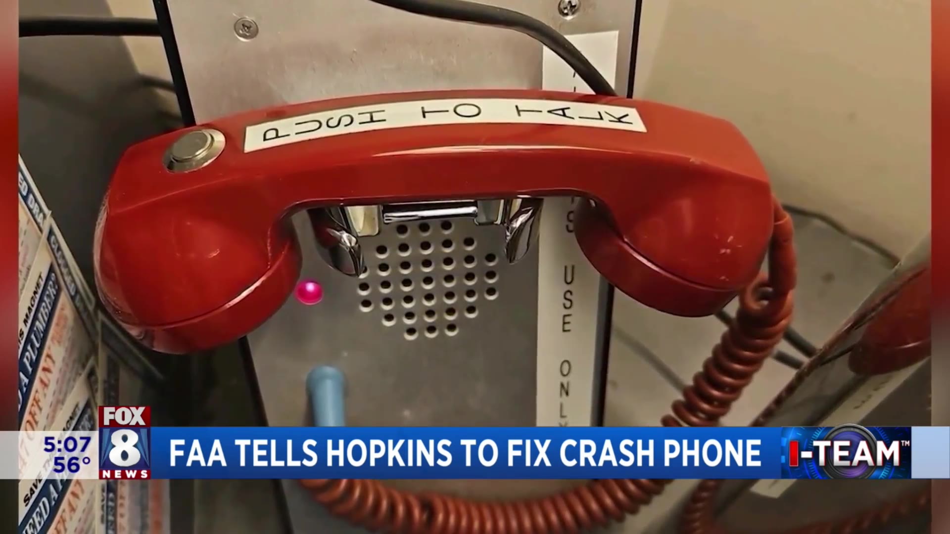 I-Team: FAA orders Hopkins to fix ‘critical’ phone line – Fox 8 ...