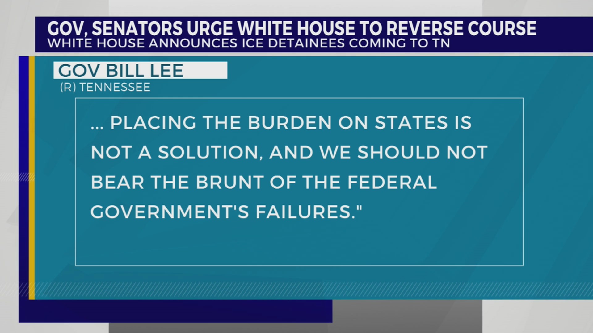 White House announces ICE detainees coming to Tennessee – WKRN News 2