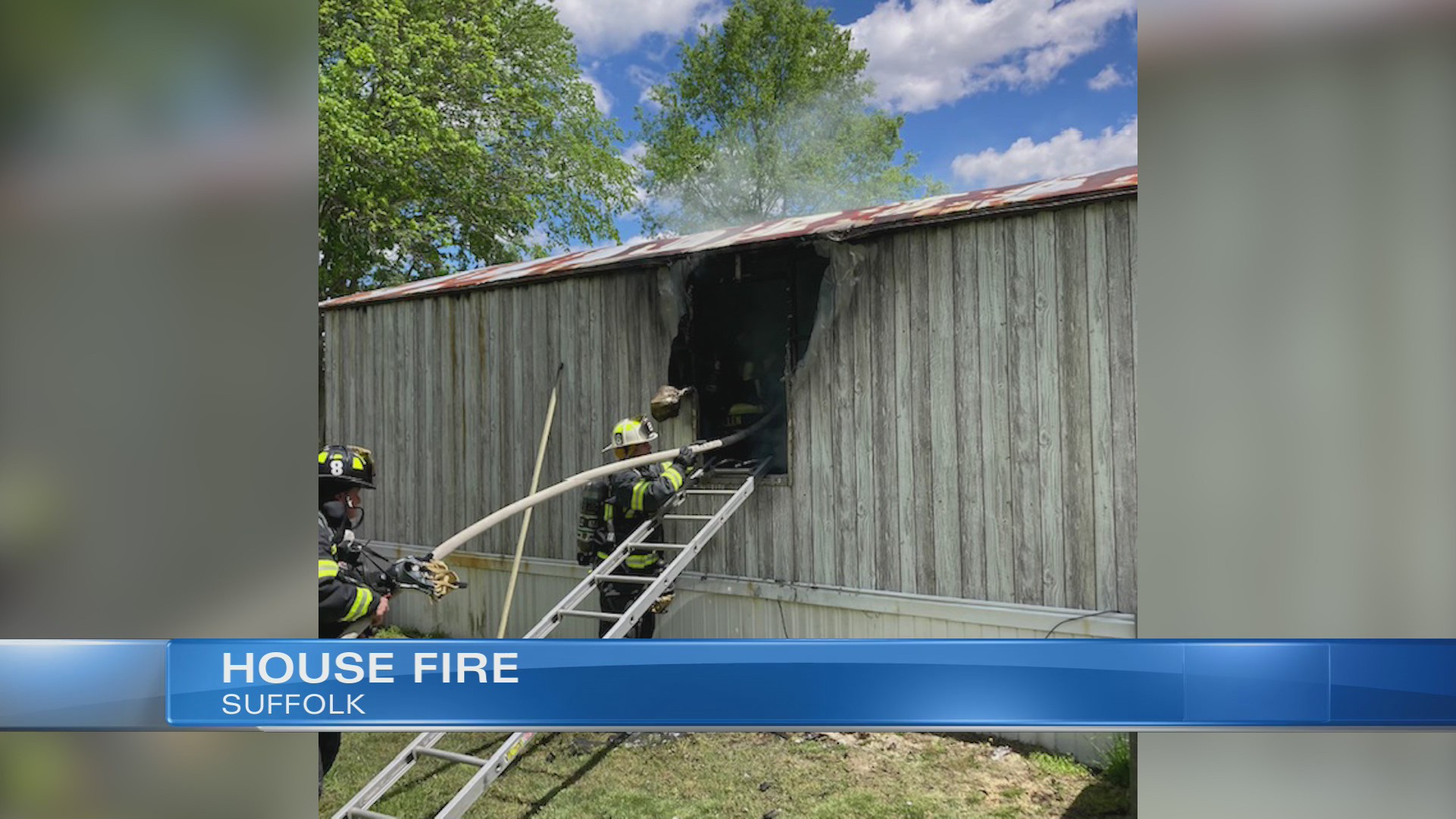 7 displaced following house fire on Elwood Rd. in Suffolk – WAVY.com