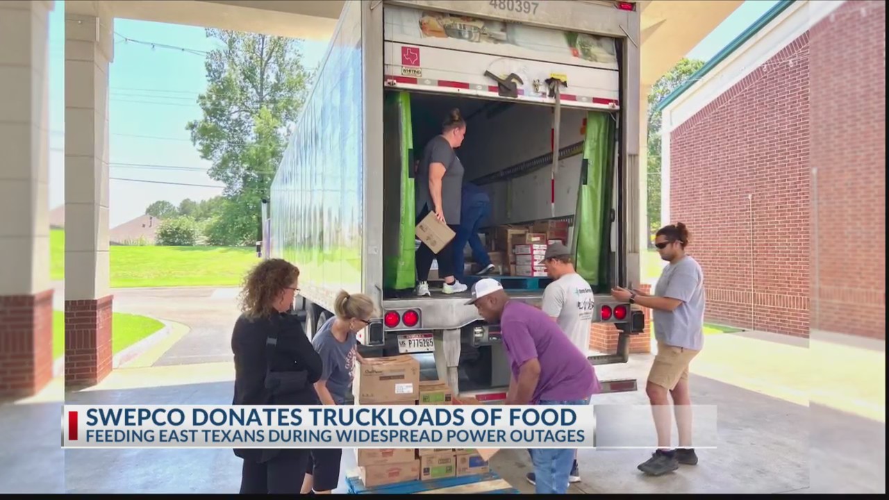 SWEPCO donates truckloads of food to local food banks – KETK.com ...