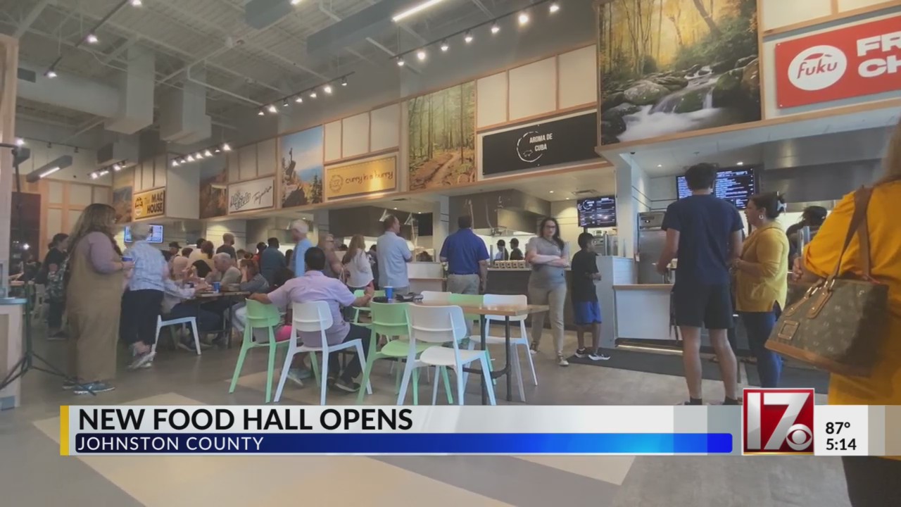 Johnston County welcomes first-of-its-kind food hall – CBS17.com