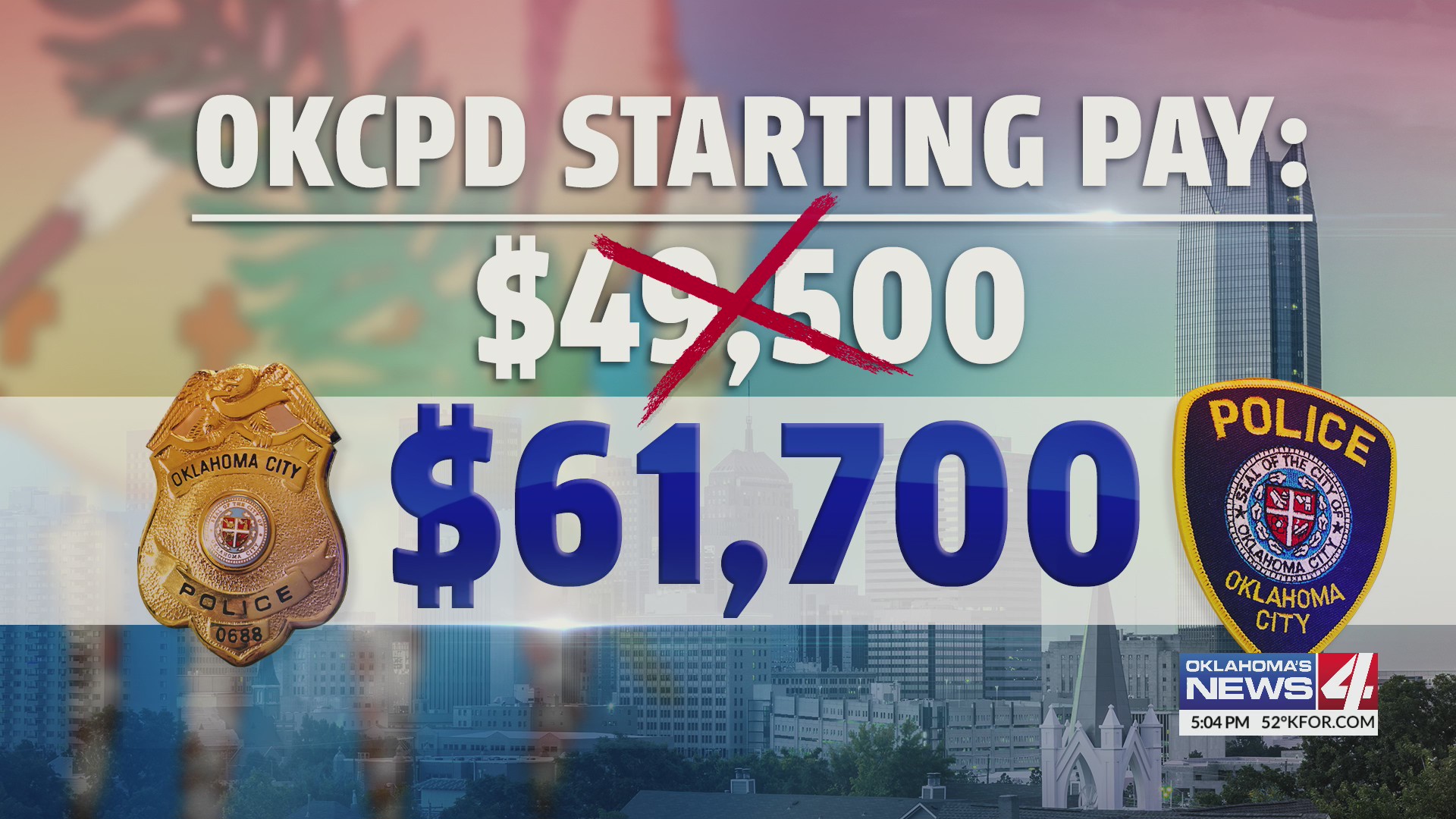 New OKCPD recruits get raise and bonus – KFOR.com Oklahoma City