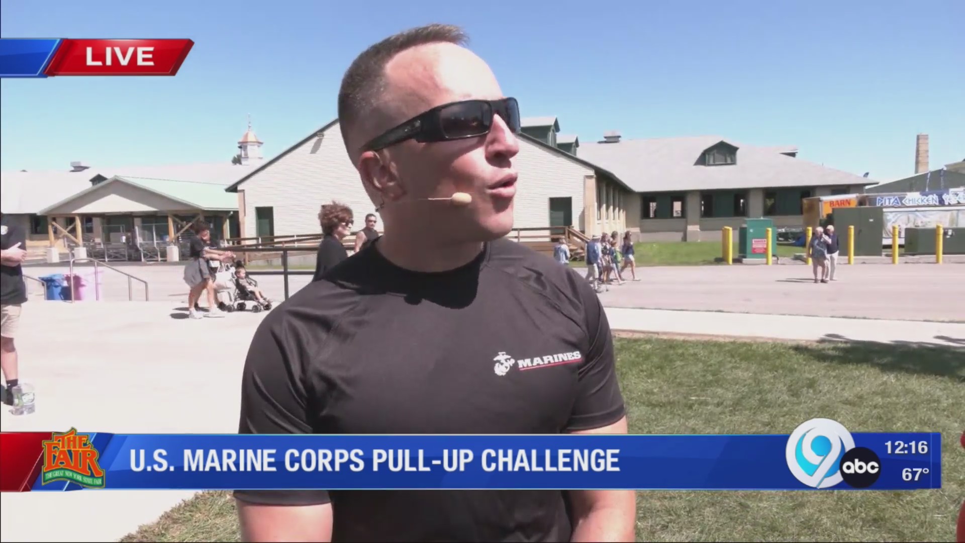 U.S. Marine Corps pull-up challenge – WSYR
