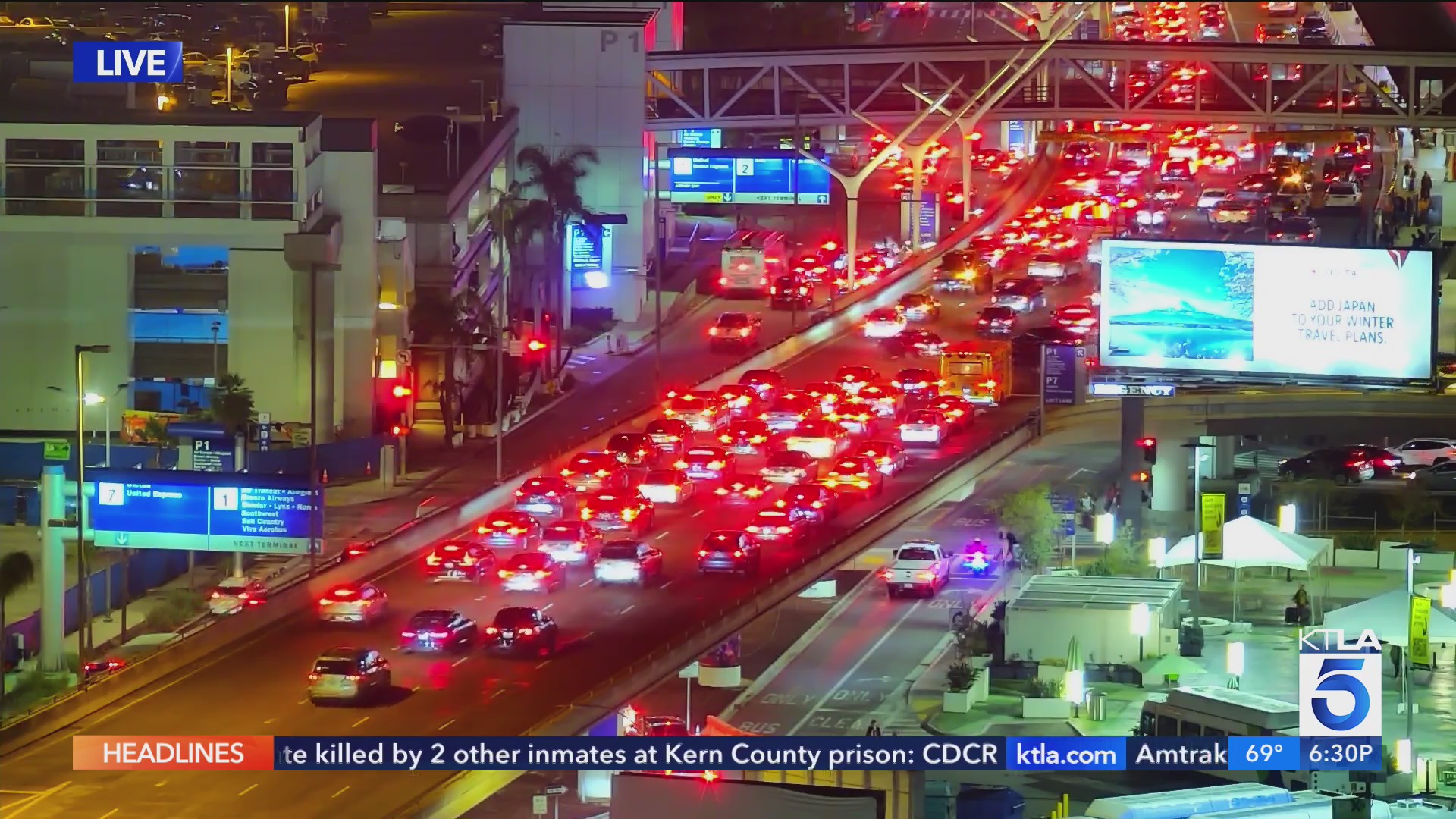 Passengers, major traffic at LAX as millions travel on Thanksgiving ...