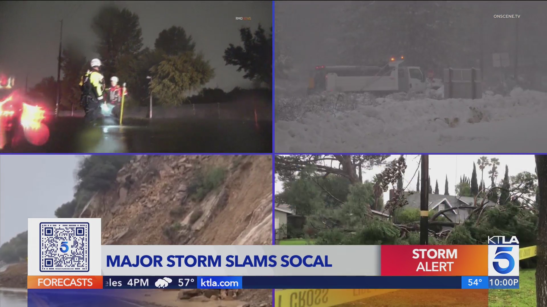 KTLA Team Weather Coverage: Major storm soaks Southern California ...