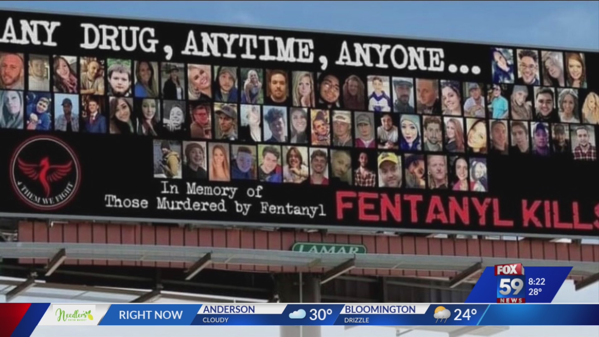Fentanyl billboard goes up on I-65 – Fox 59