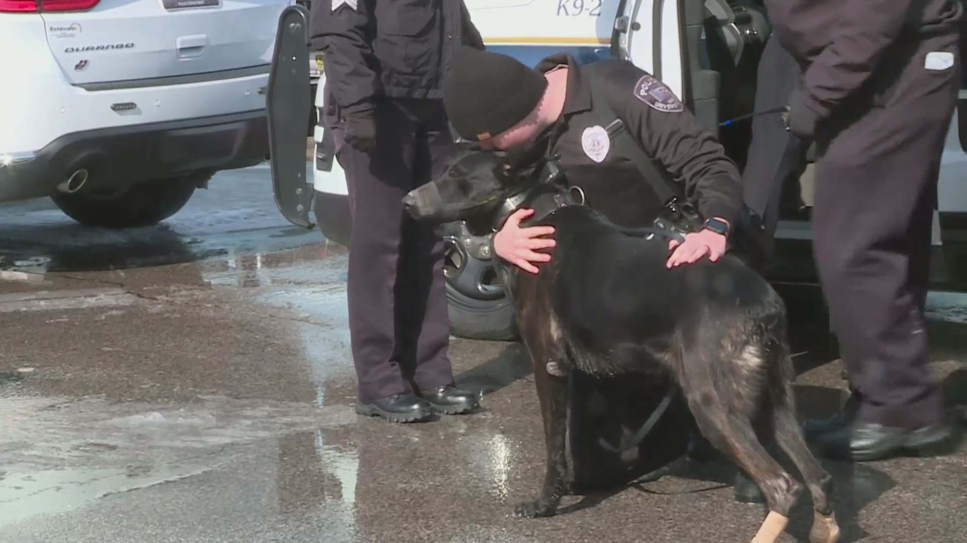 University City police honor K9 officer with final walk – FOX 2