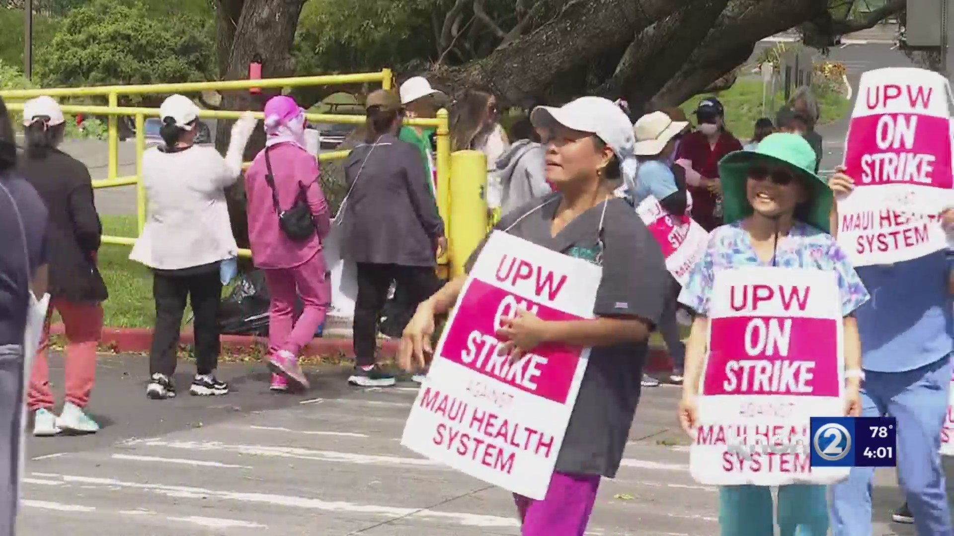 Hundreds of workers on Maui walk off the job, strike – KHON2