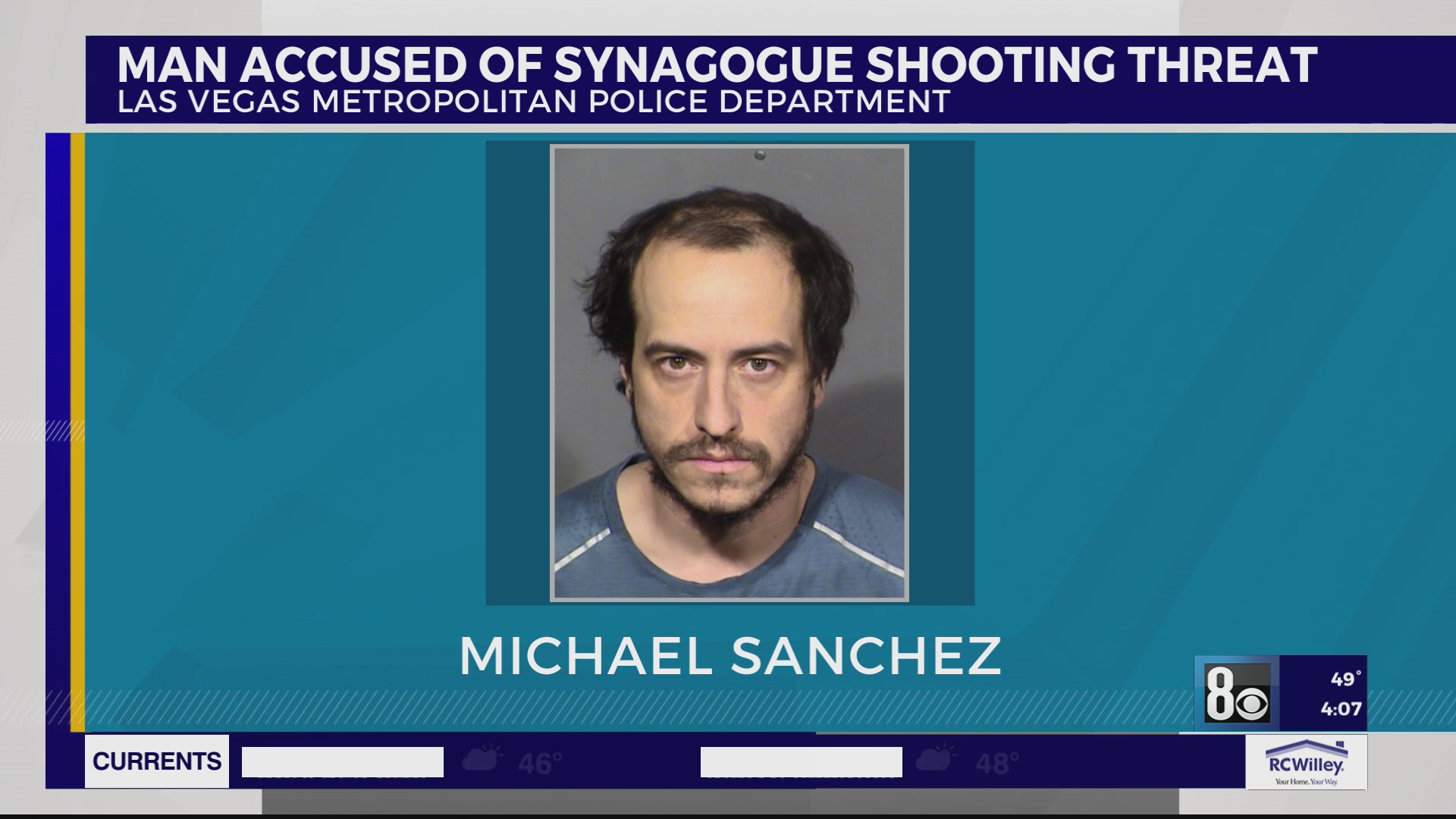 Man Threatens Mass Shooting At Las Vegas Synagogue Police Klas