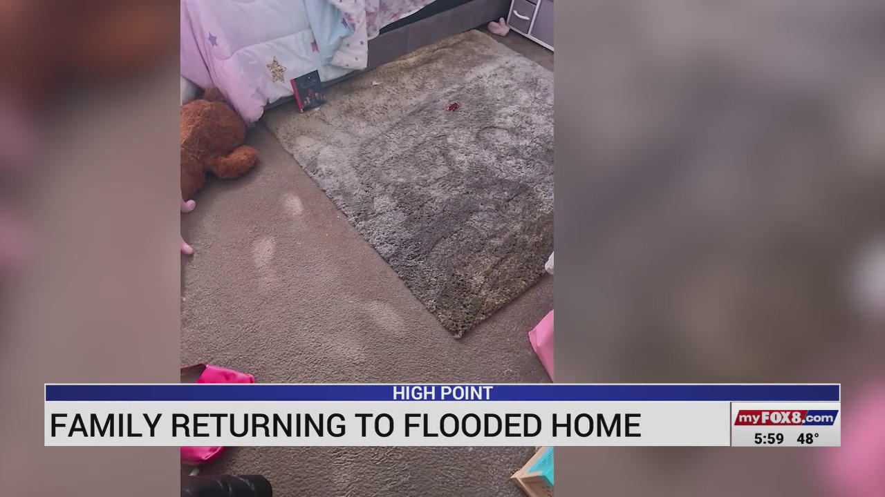 High Point family returns to flooded home – FOX8 WGHP