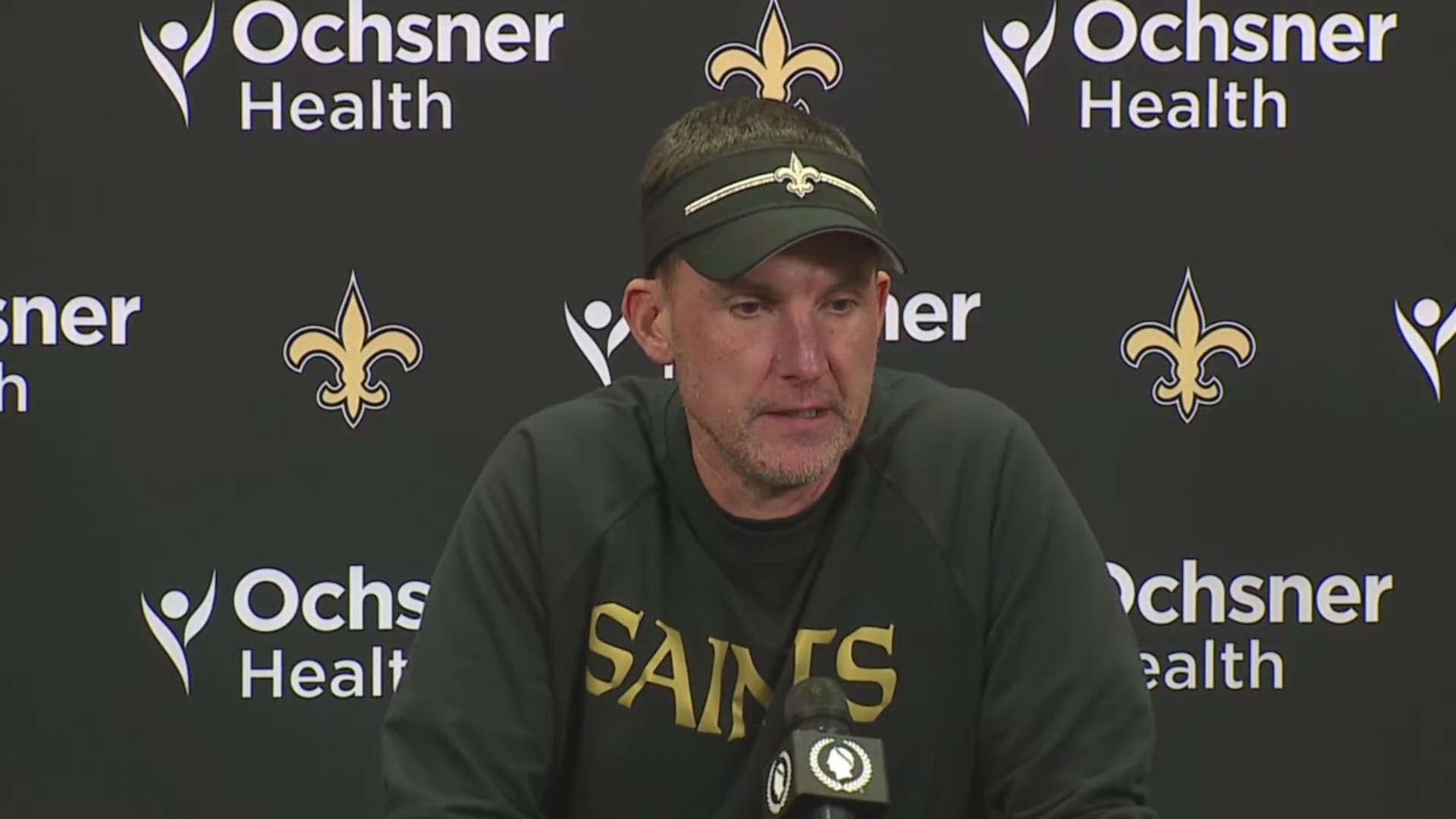 New Orleans Saints coach Dennis Allen discusses Sunday’s loss against ...