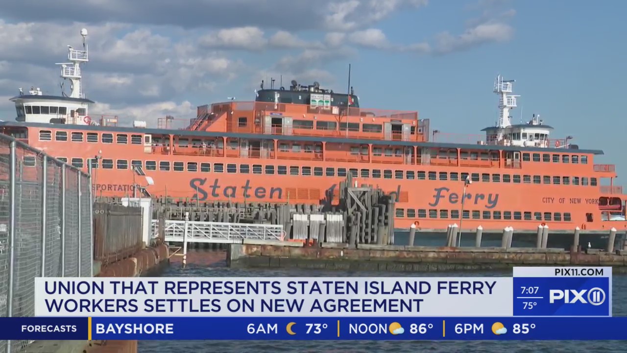 SI ferry workers reach labor deal after 13 years – PIX11