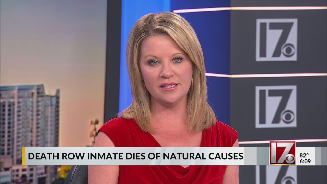 NC death row inmate dies Wednesday – CBS17.com