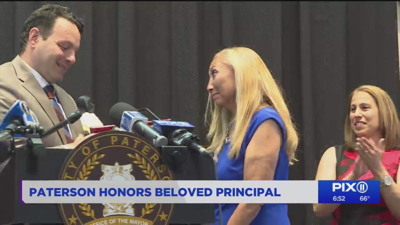 Paterson honors beloved principal – PIX11