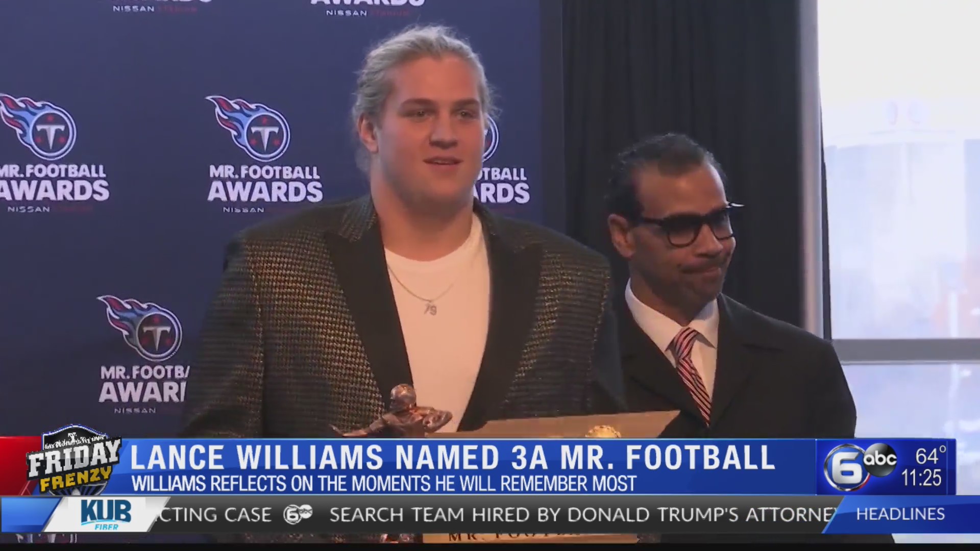 Lance Williams named 3A Mr. Football – WATE 6 On Your Side