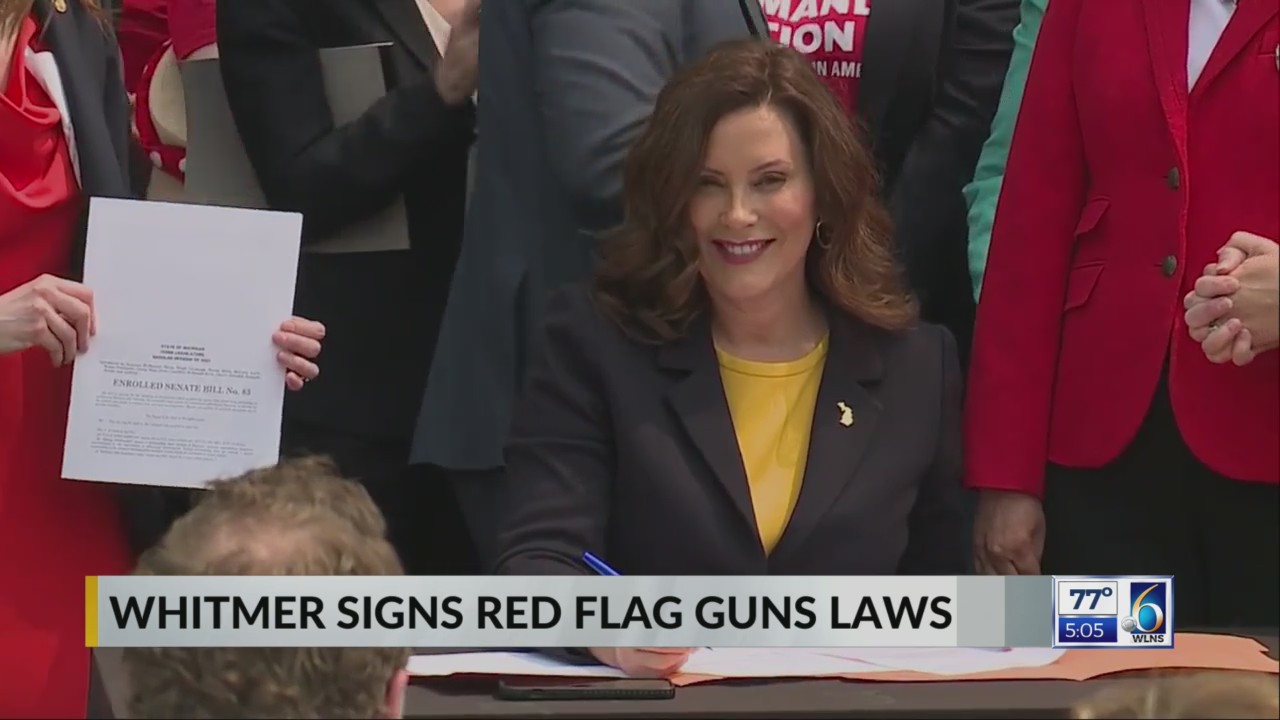 Whitmer Signs Red Flag Gun Laws – WLNS 6 News