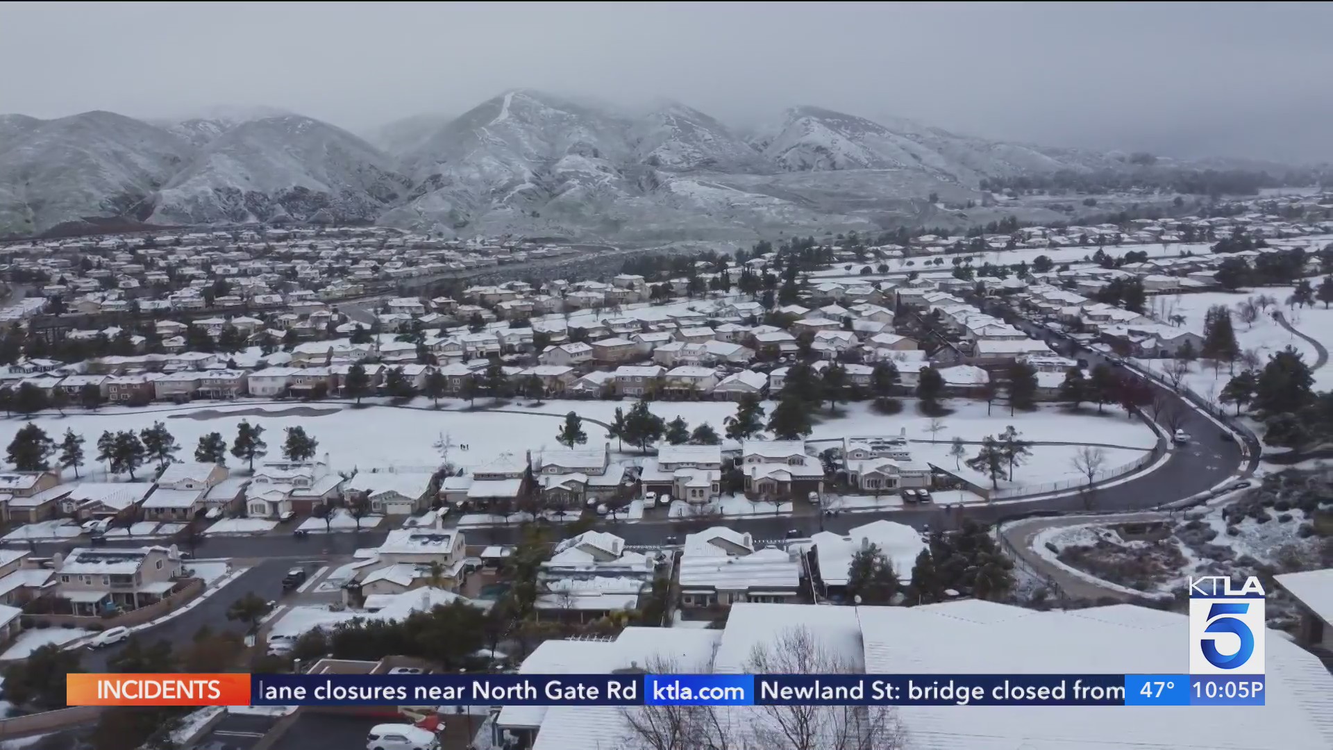 Winter storm drops rain, hail and snow on Southern California; heavier ...