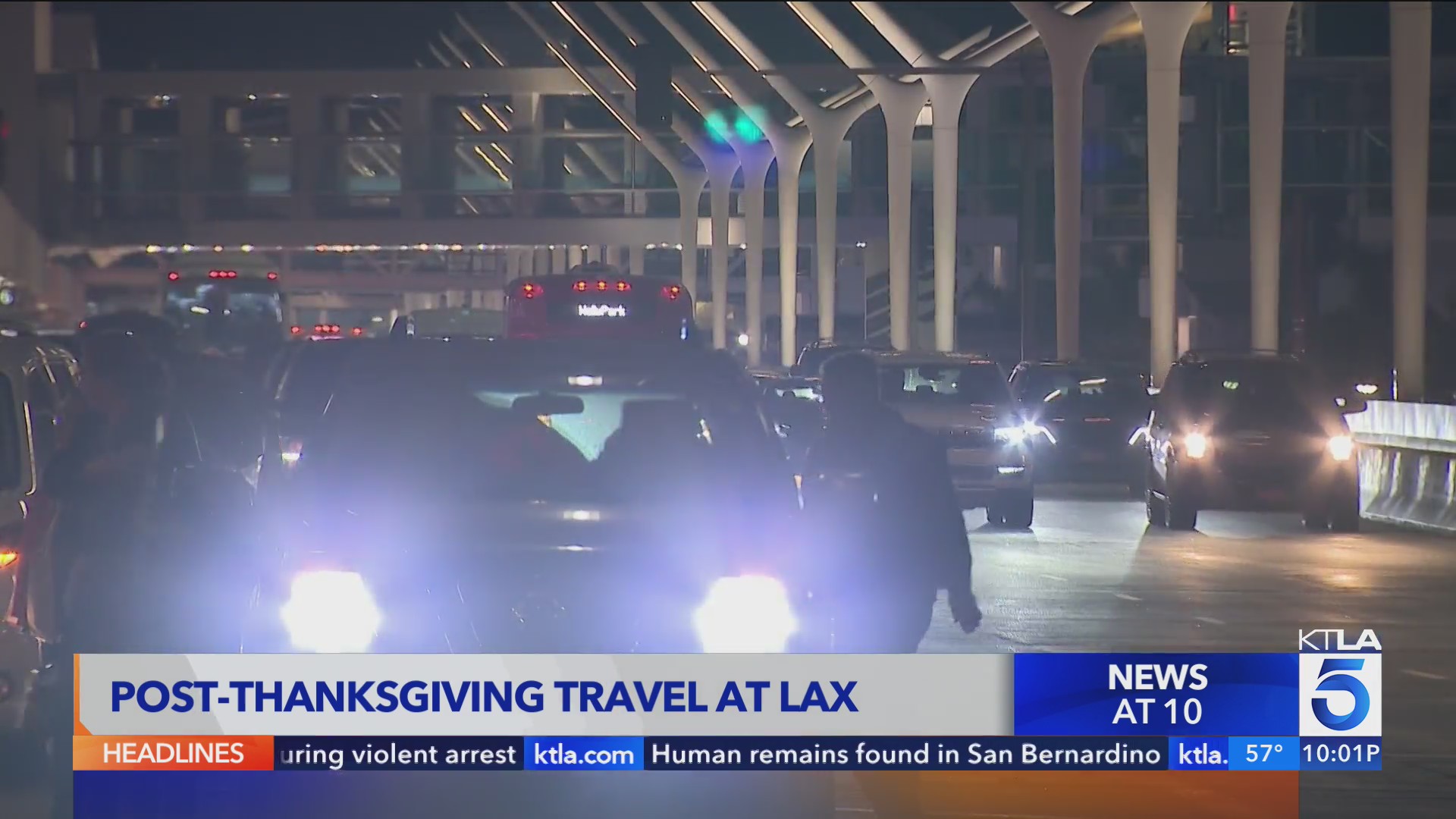 Post-Thanksgiving travel at LAX gets crowded – KTLA