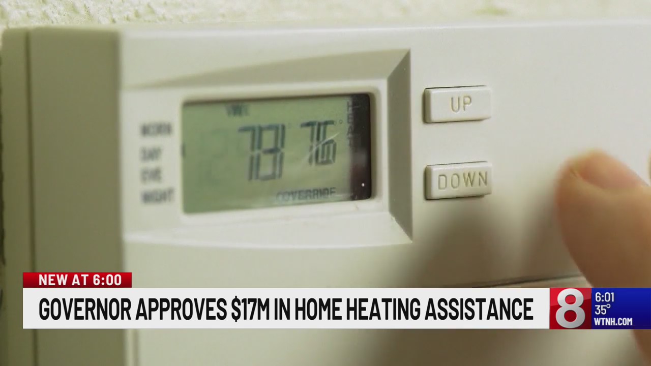 Governor approves $17M in home heating assistance – WTNH.com