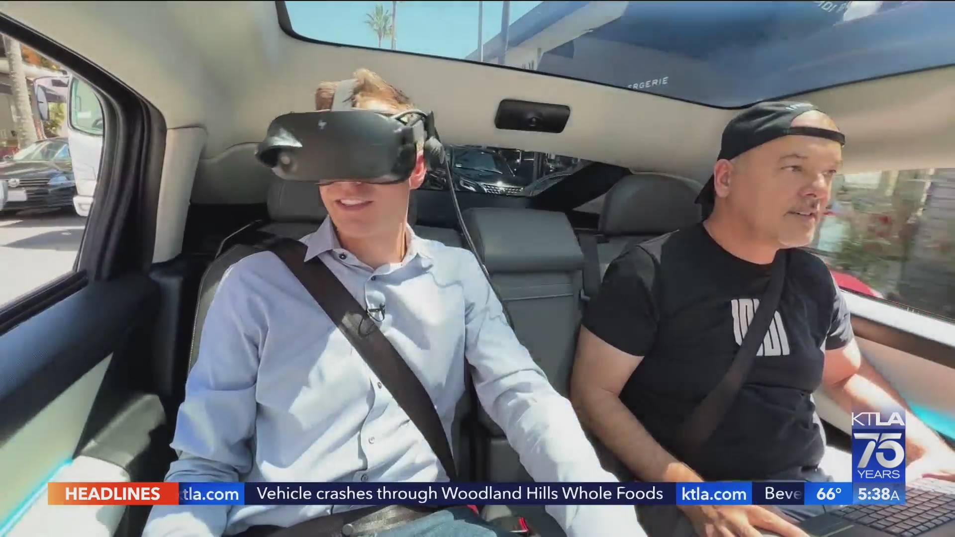 VR Electric Car – KTLA