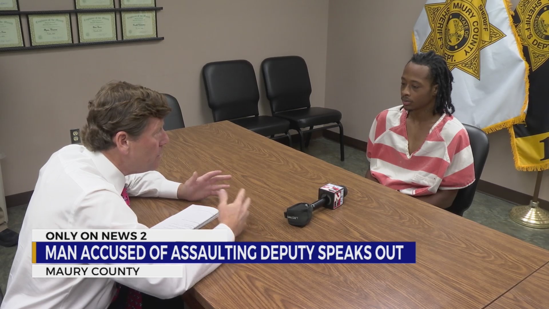 Man accused of assaulting Maury County Deputy speaks out – WKRN News 2