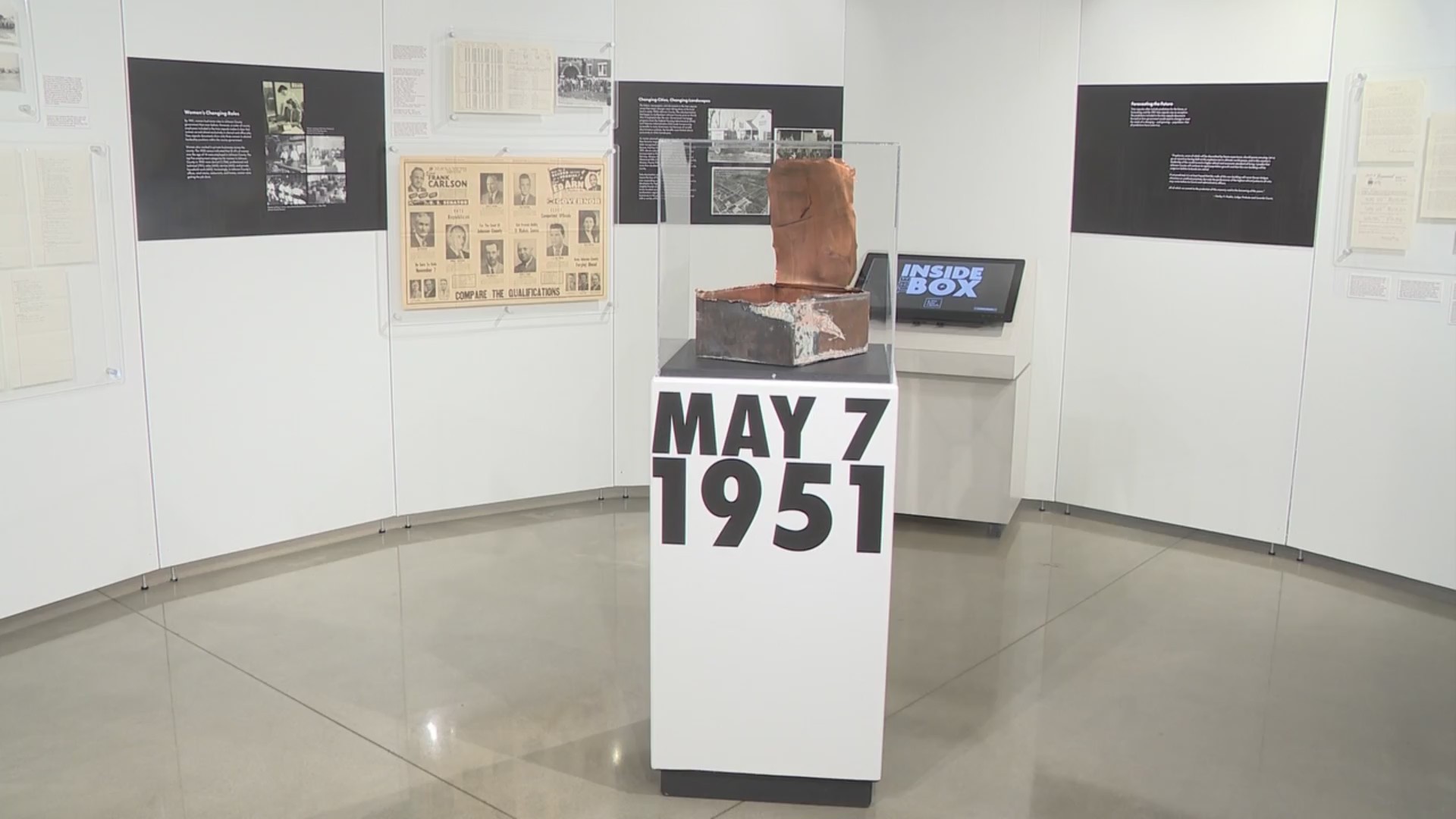 Time capsule now on display at Johnson County Museum – FOX 4 Kansas ...
