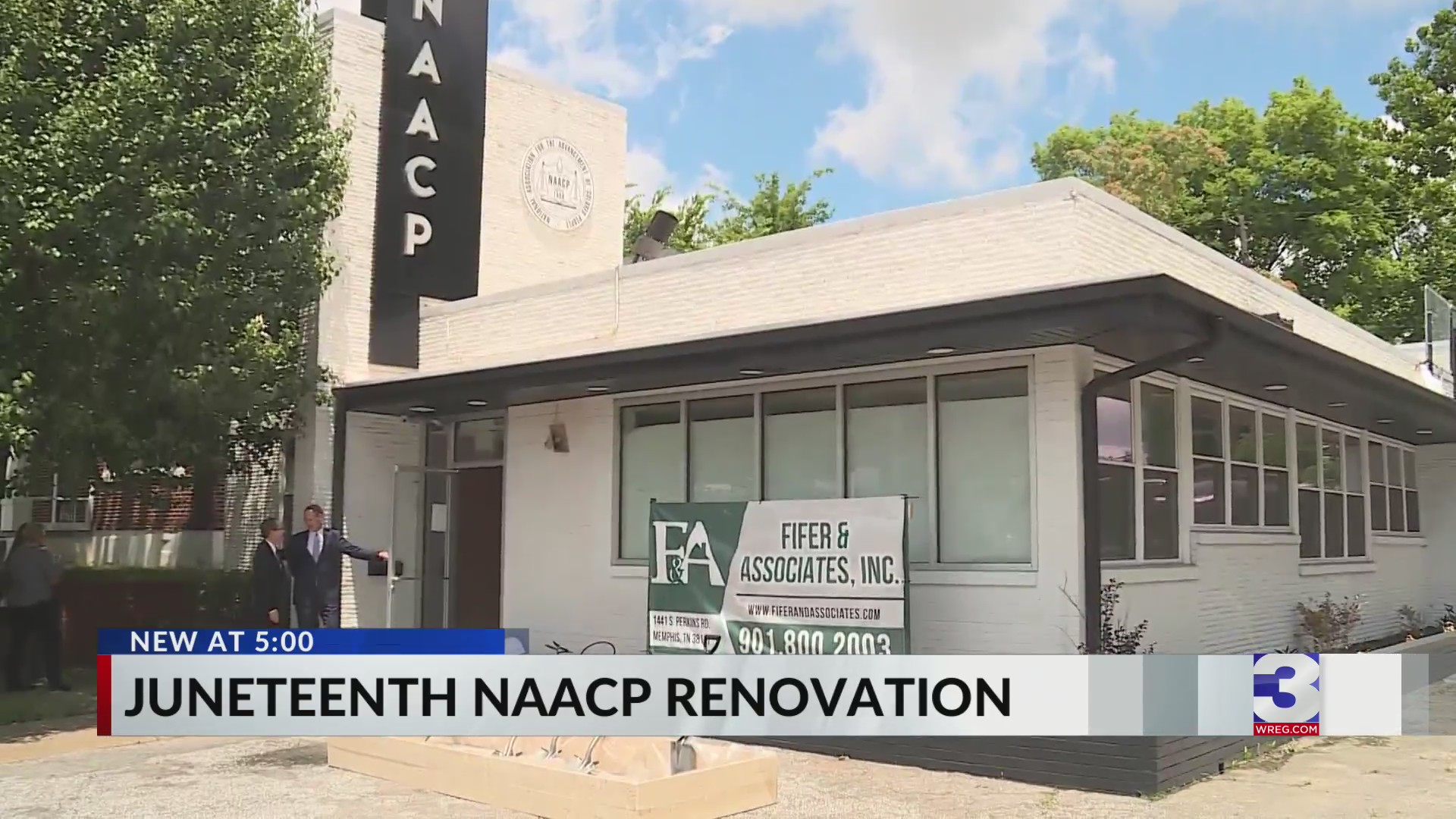 NAACP marks Juneteenth with renovation of downtown headquarters – WREG.com