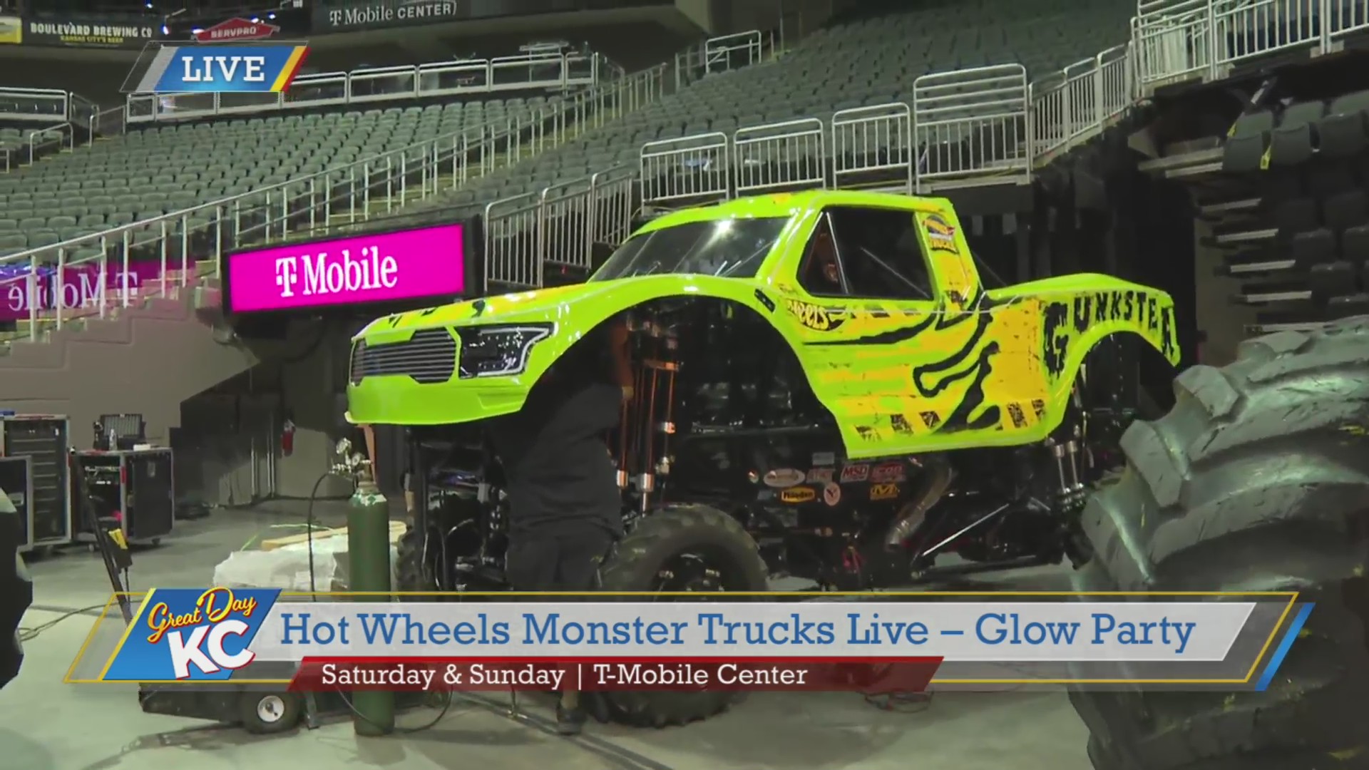 Rev Up For The Hot Wheels Monster Trucks Live Glow Party – FOX 4 Kansas ...