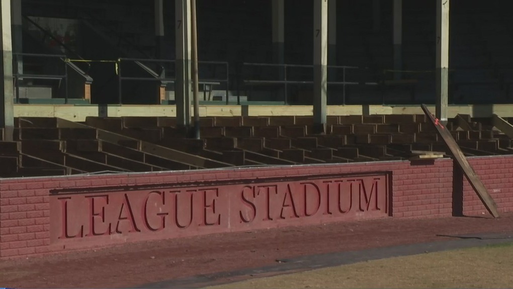 Huntingburg’s League Stadium undergoes seating upgrade – Eyewitness ...