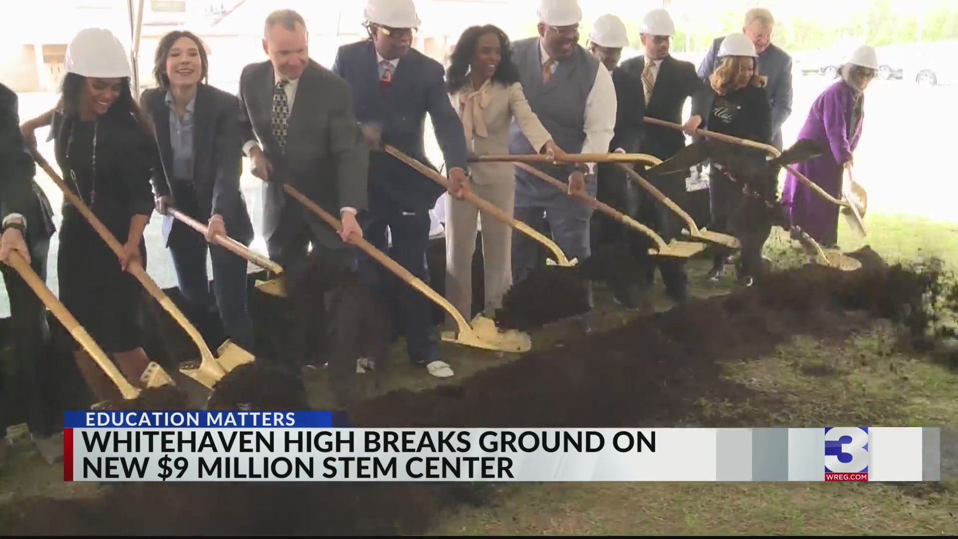 Whitehaven HS breaks ground on new STEM building – WREG.com