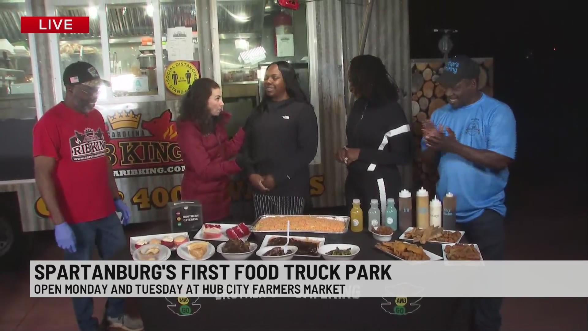 Food truck park open for lunch and dinner in Spartanburg – WSPA 7NEWS