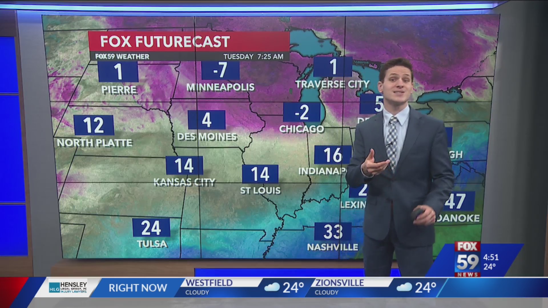 Arctic air makes a brief stop in the Midwest – Fox 59